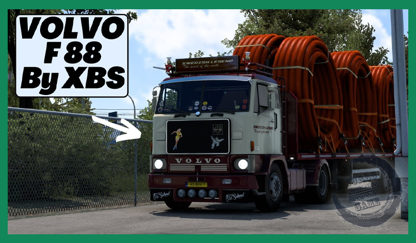 مد Volvo F88 برای یوروتراک 2 ورژن 1.50 - توربو گیم